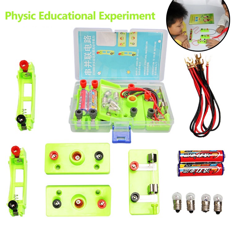 Electric Circuit Kits Physic DIY Educational Experiment Toy Kids School ...