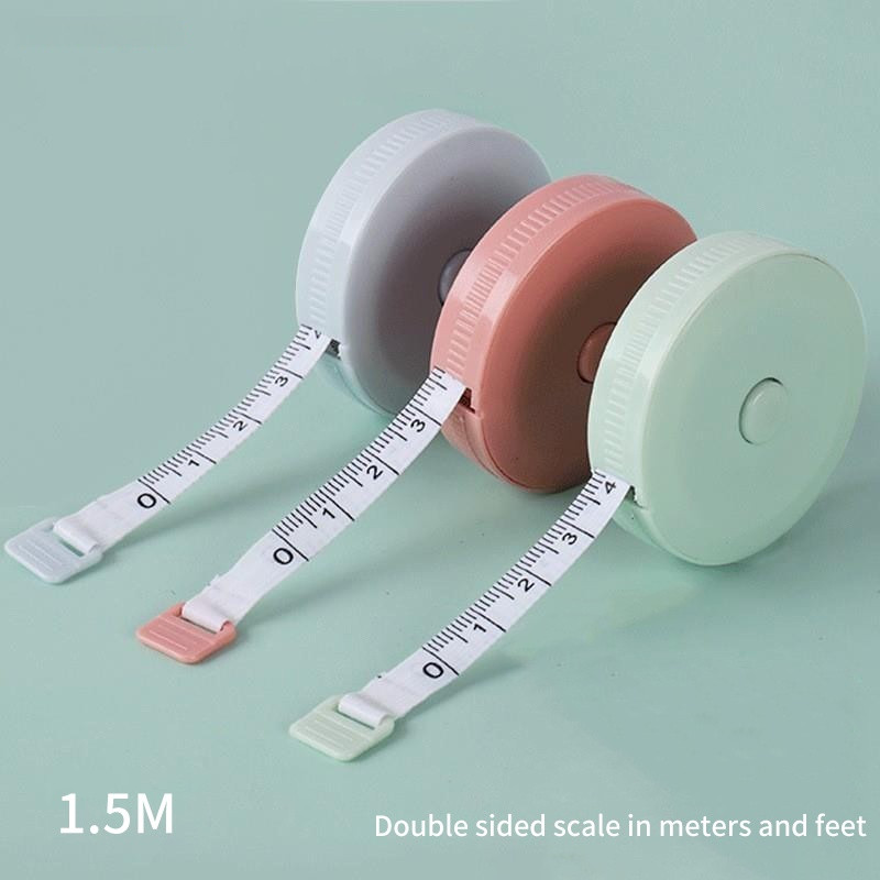 Mini Round Three Circumference Measuring Ruler Self Retracg Tape ...