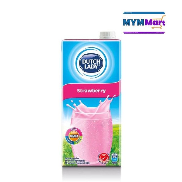 Dutch Lady Strawberry Flavoured Milk 200ml | Shopee Malaysia