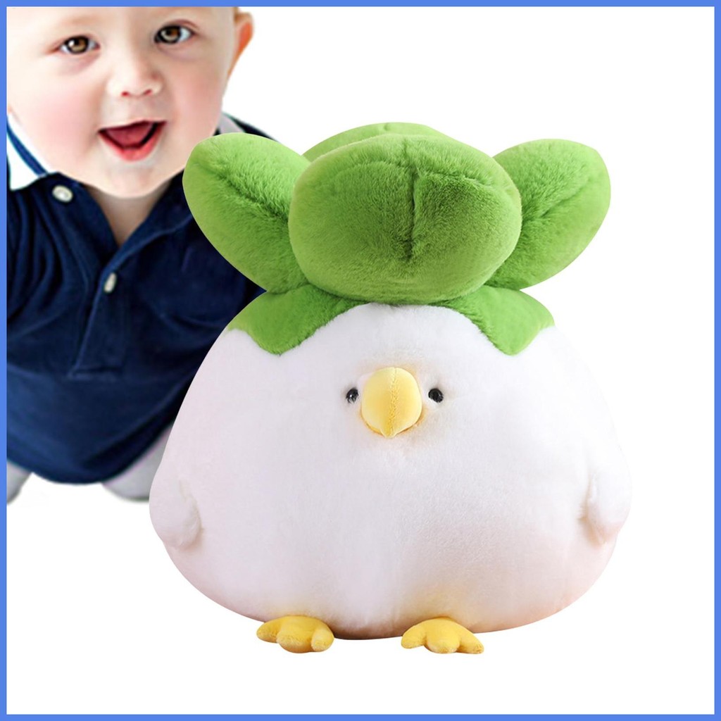 Stuffed Cabbage Plush Soft Stuffed Plush Toys Bird Face Design Stuffed ...