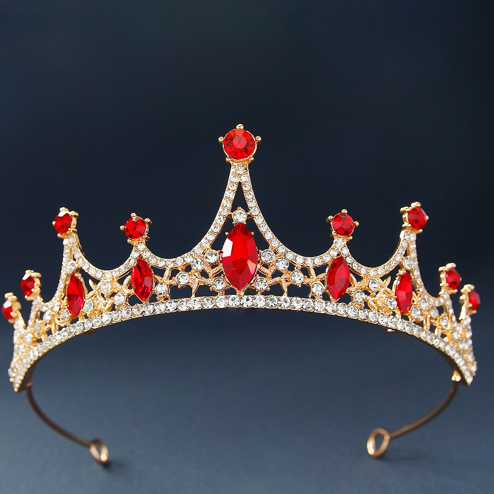 Bridal Headdress Princess Crown Birthday Mori Fairy Beauty Rhinestone ...