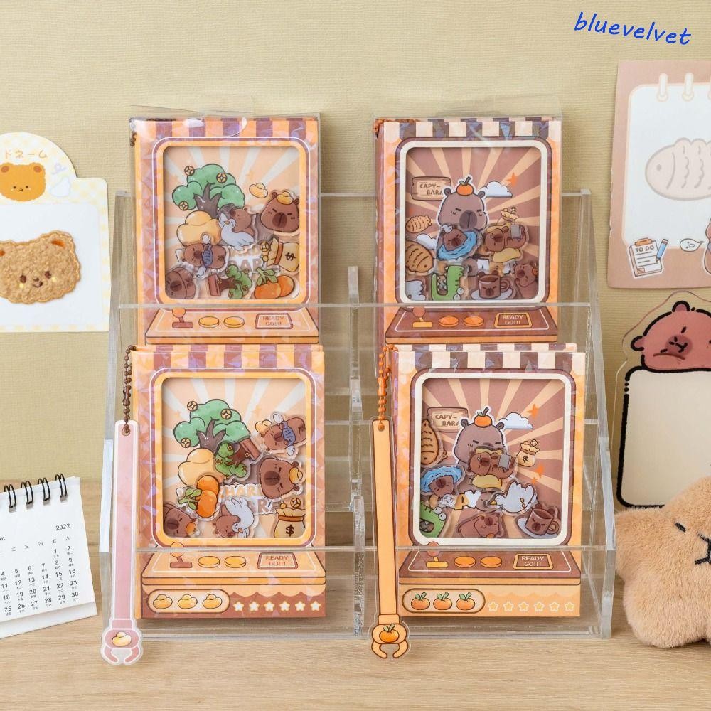 BLUEVELVET Small Notepad, Kawaii Cute Capybara Notebook, Portable Doll ...