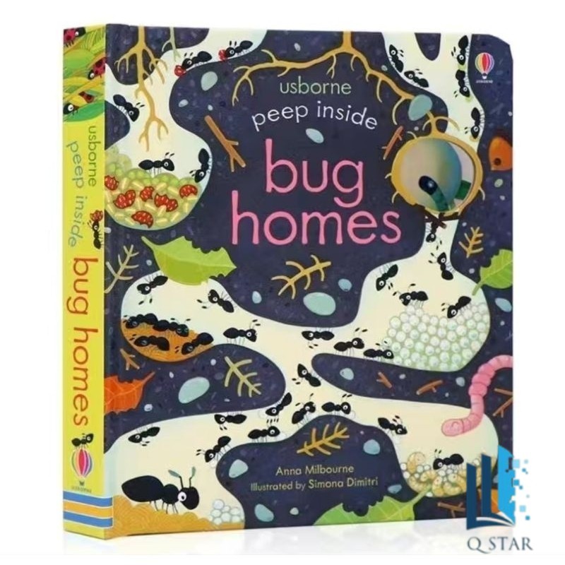Bug Homes /Usborne Peep Inside Flip Book/Kids Story Book | Shopee Malaysia