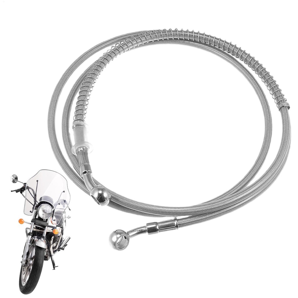 Motorcycle Hydraulic Brake Lines 110cm Clutch Lines Hose Steel Clutch ...