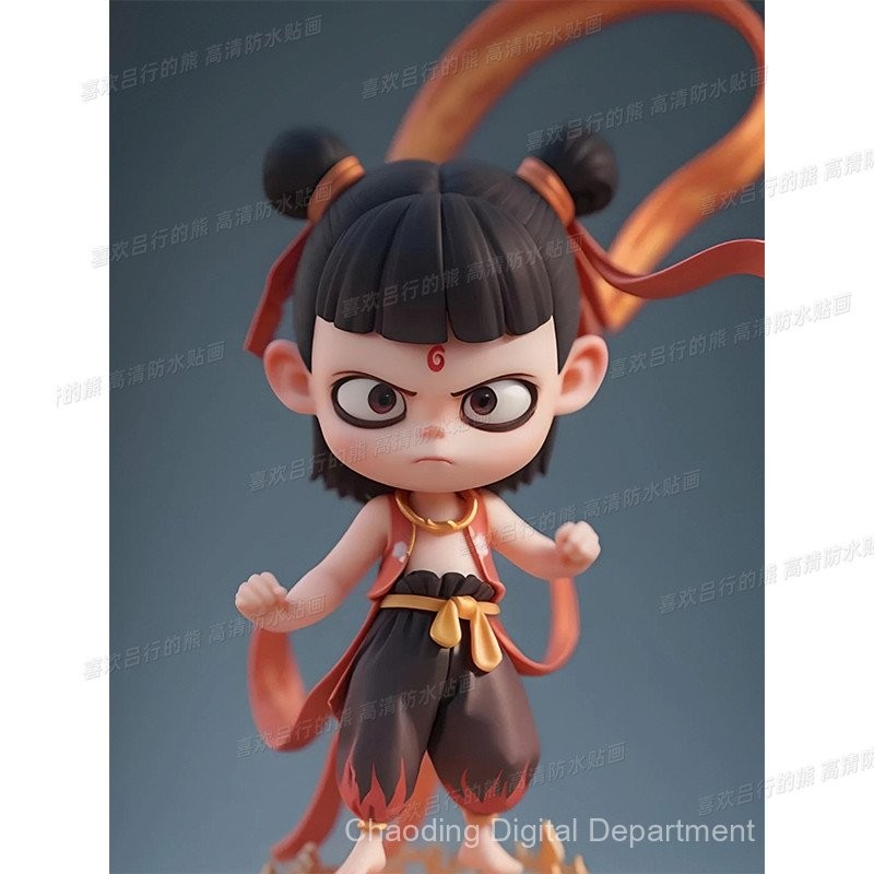 Influencer Hot-selling-Little Nezha Cartoon High-Definition Stickers ...