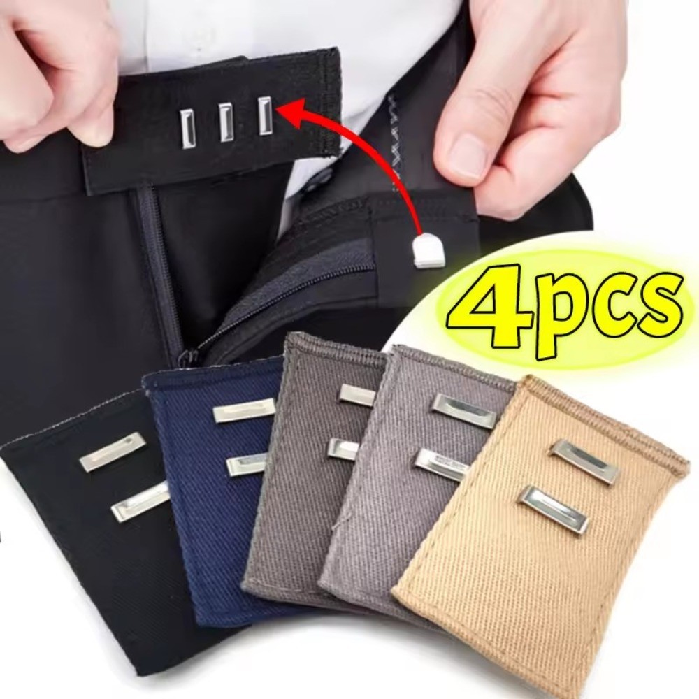 Detachable Adjustable Waist Extension Buckles - Unisex Pants Denim ...