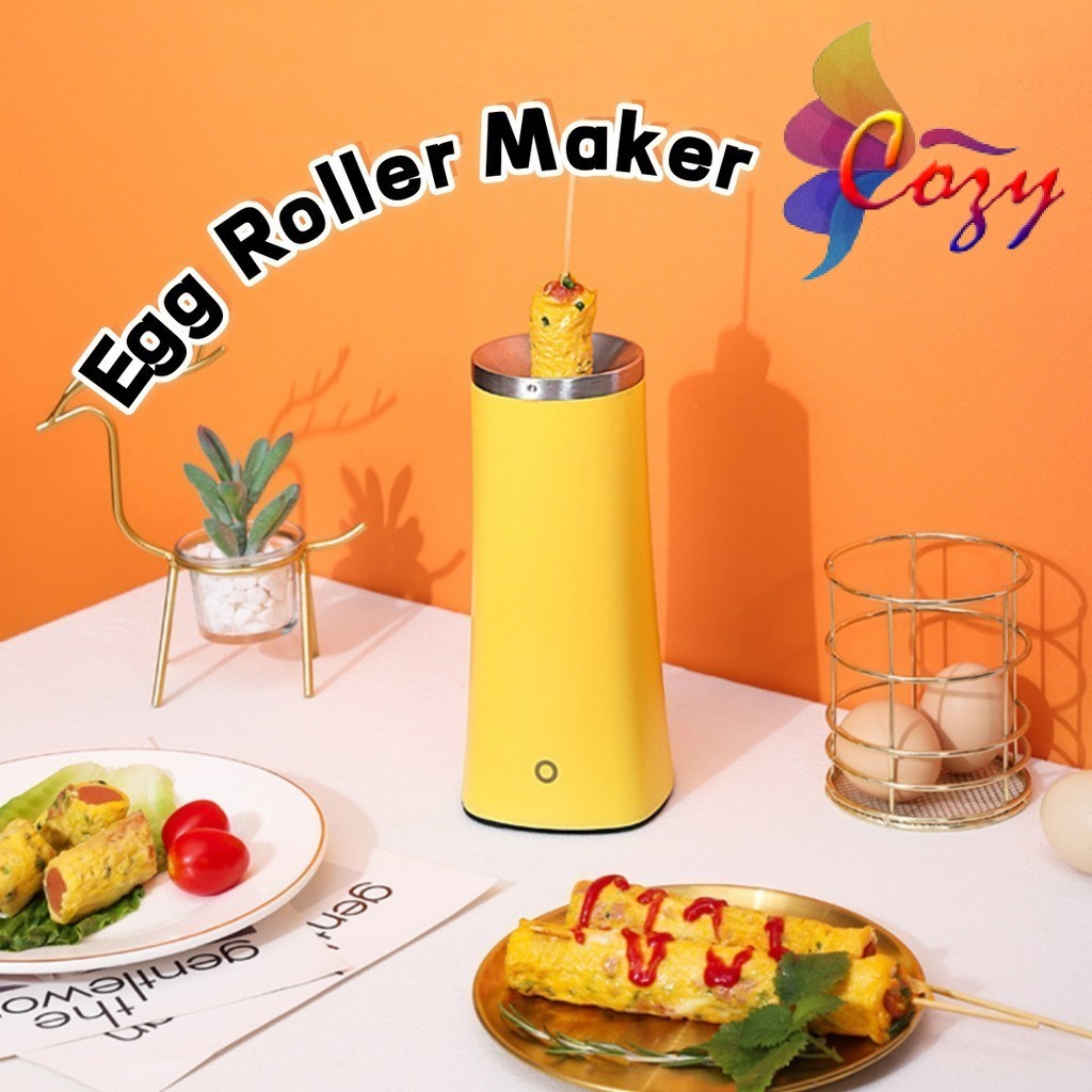 Automatic Electric Egg Cooker DIY Egg Roller Maker Breakfast Machine ...