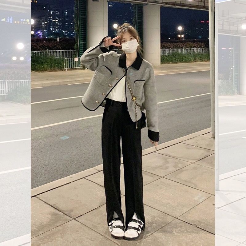 french style Short Jacket Fried Street Style Jacket Retro High-End ...