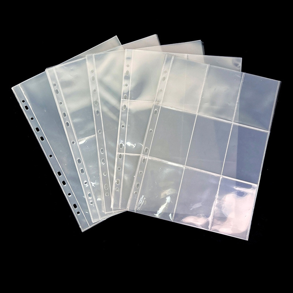 10pcs A4 11 Holes Photocard Binder Photo Album Refills 1/2/3/4/6/8/9/10 ...