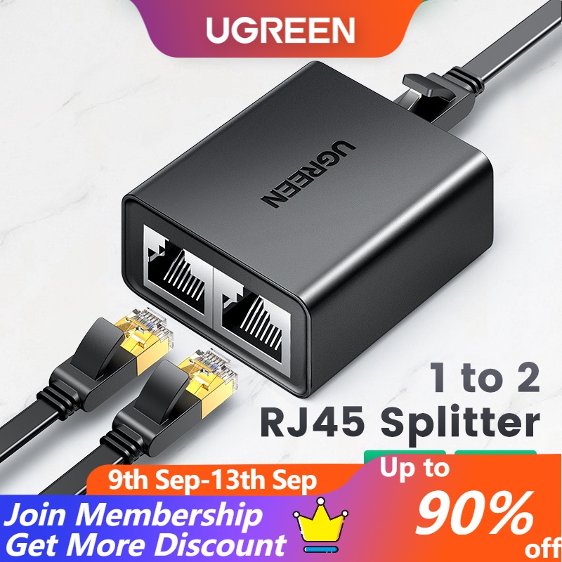 UGREEN RJ45 Coupler,Cat8 Cat7 Cat6 Cat5e 8P8C Ethernet Lan Cable Connector,Network Keystone ...
