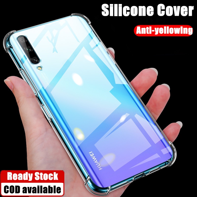 【Crystal Clear】For Huawei Y9s STK-L21 L22 LX3 Soft Rubber Gel Jelly ...