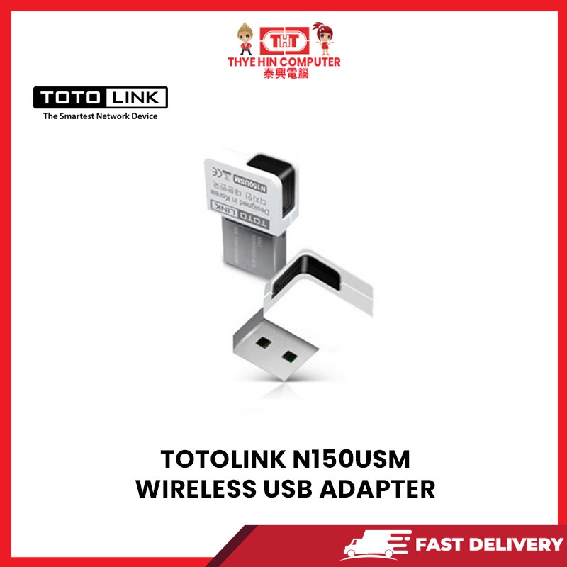 TOTO LINK N150USM WIRELESS USB ADAPTER | Shopee Malaysia