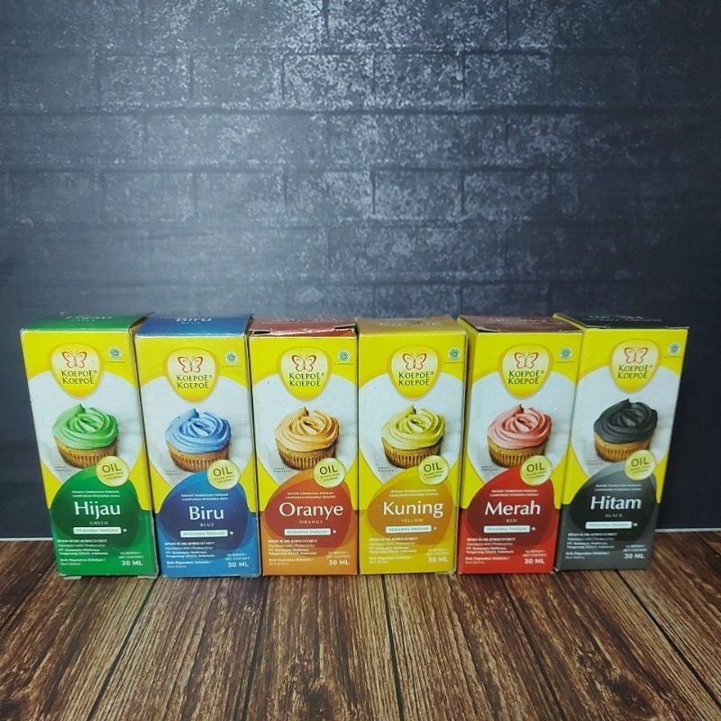 Koepoe Koepoe oil based Food Coloring 30ml | Shopee Malaysia