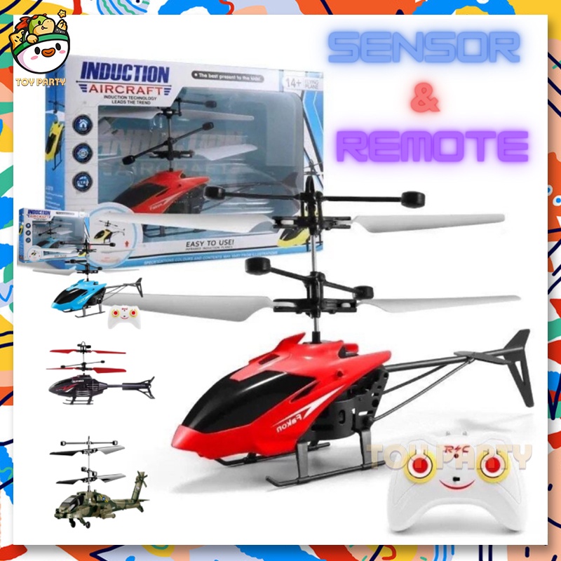 【⭐24h⭐RC Toy】Rc Helicopter Sensor Toy Helicopter Remote Control Gyro ...