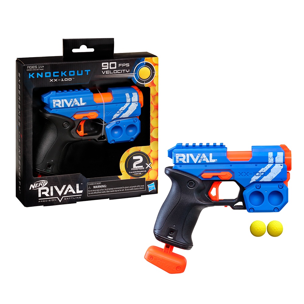 Nerf Rival Precision Battling Knockout XX-100 90 FPS Velocity Blue ...
