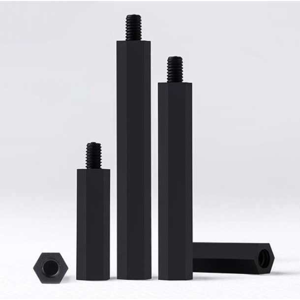 M4 M5 White Hex Hexagon Nylon Column Standoff Spacer Column Plastic ...