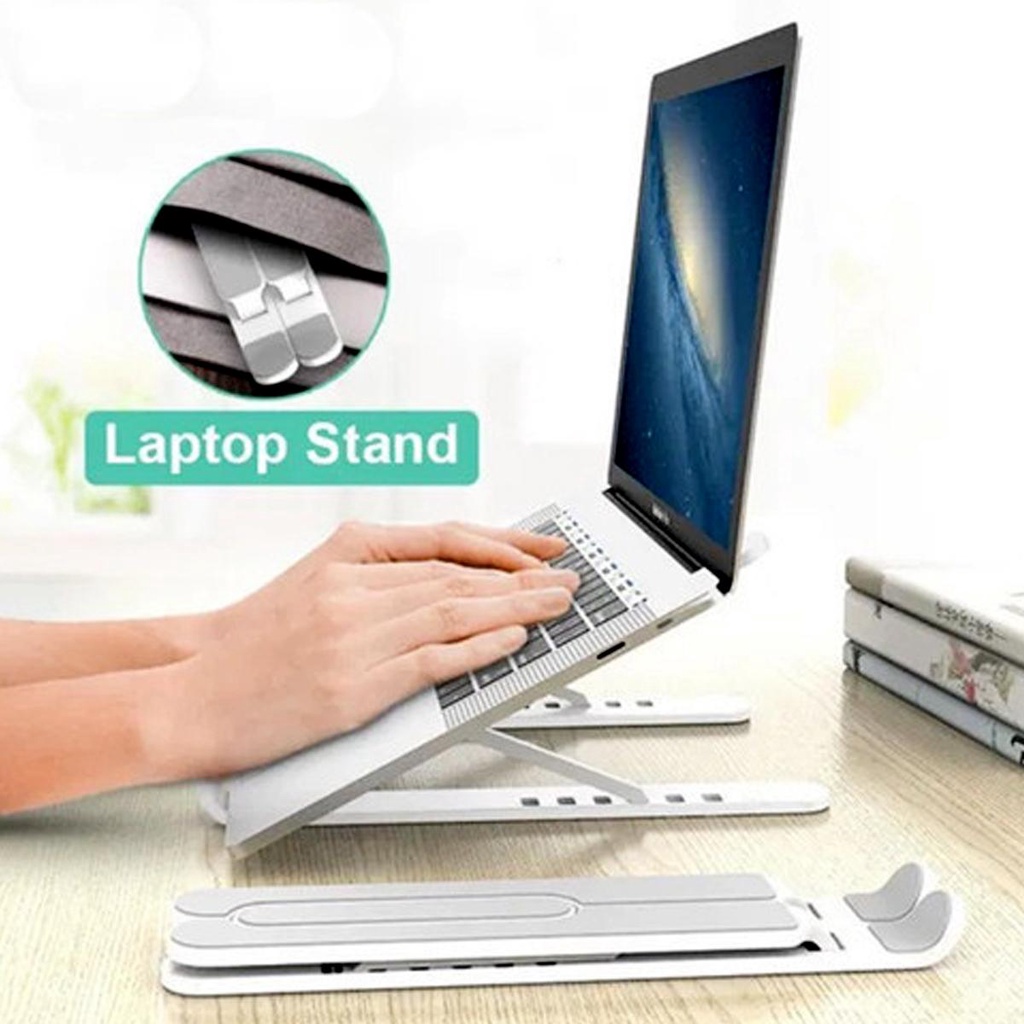 HP Multifunctional Folding Laptop Stand / Aesthetic Laptop Stand Can Be ...