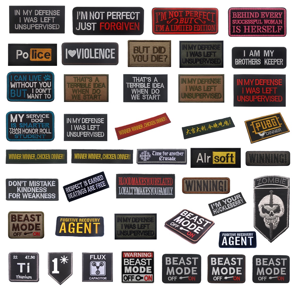 Velcro Patch WINNINGI English Chest Strip Chest Sticker BEST ...