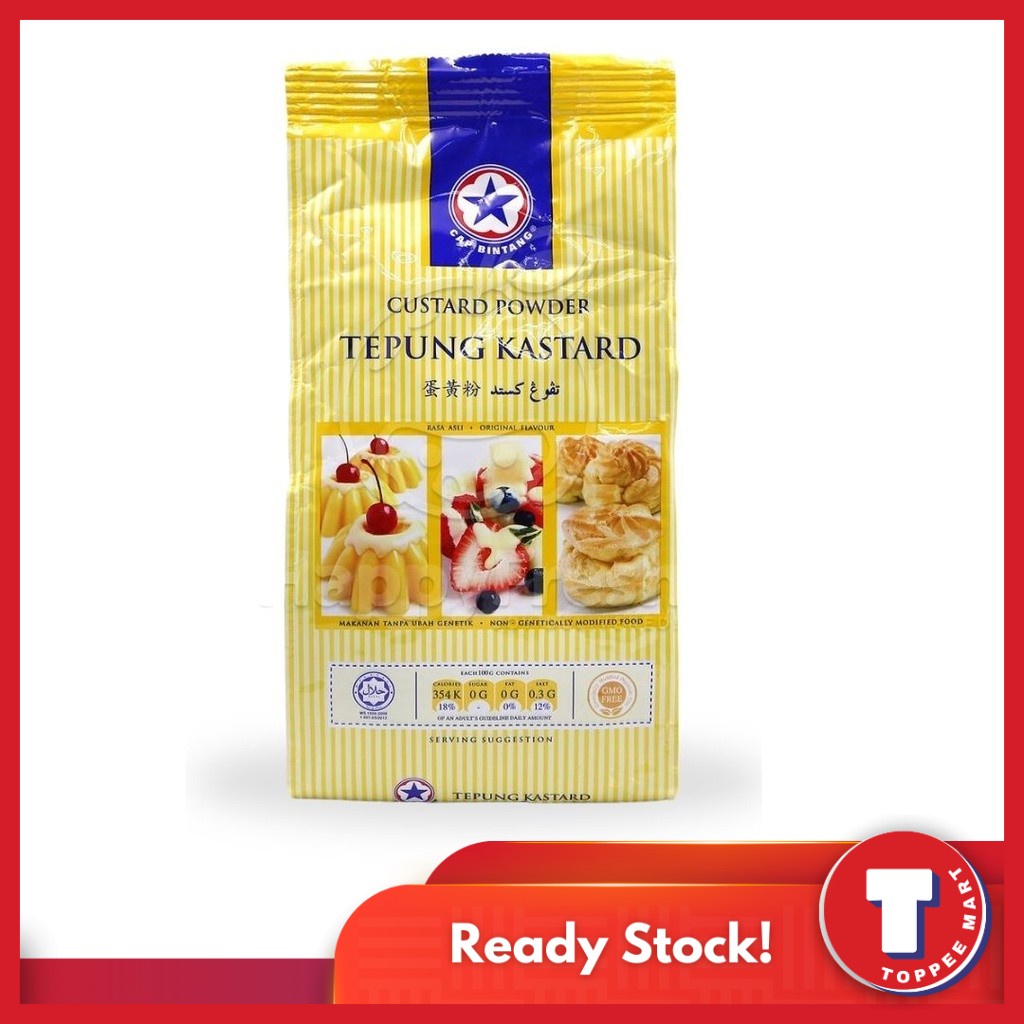 Cap Bintang - Custard Powder & Tepung Curstard - 300g | Shopee Malaysia
