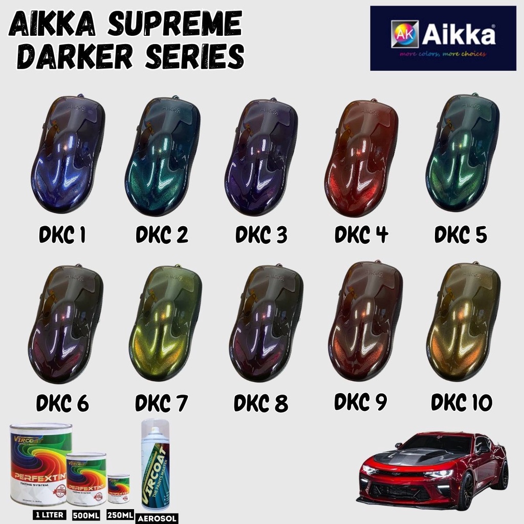 AIKKA DKC Supreme Darker Series DKC1 - DKC10 Vircoat Moonlight Blue ...