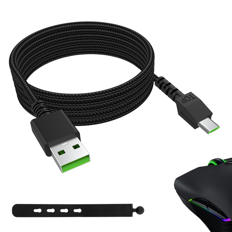 USB Charging Cable for Razer Naga Pro , DeathAdder V2 Pro , Basilisk ...