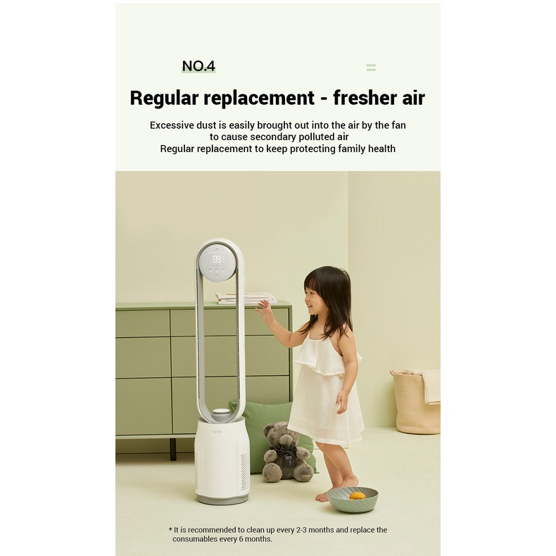 KEHEAL A4 Bladeless Fan Official Activated Carbon Filter 科西无叶风扇过滤网 滤芯 ...