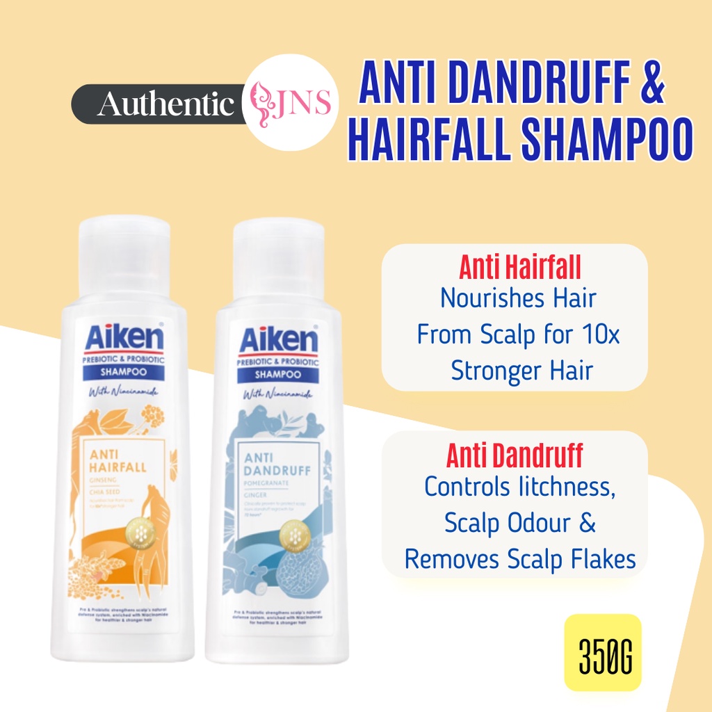 Aiken Anti Dandruff Shampoo/ Anti Hairfall Shampoo/Prebiotics ...