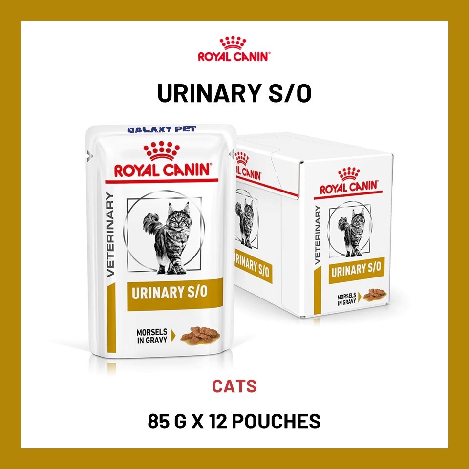 Royal Canin Urinary S/O Wet Pouch Cat Food (85g x 12 pouches) (EXP: 03/ ...
