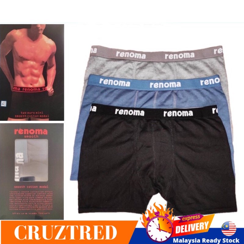 RENOMAA MAN BOXER/Spender / seluar dalam lelaki / men underwear/1 BOX 3 ...