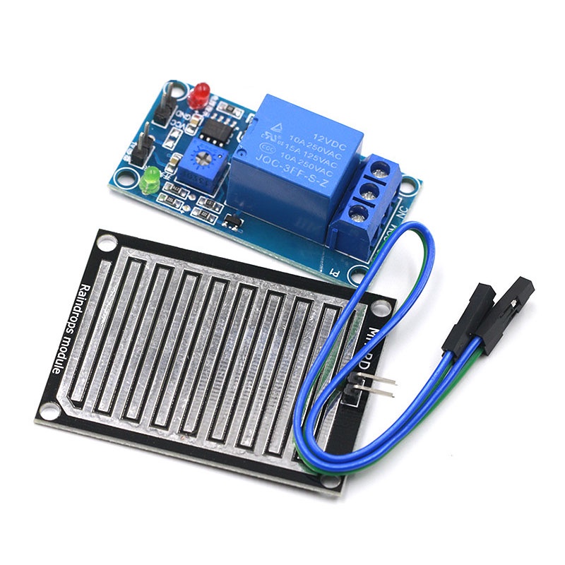 12V raindrop controller module raindrop sensor module leaf surface ...