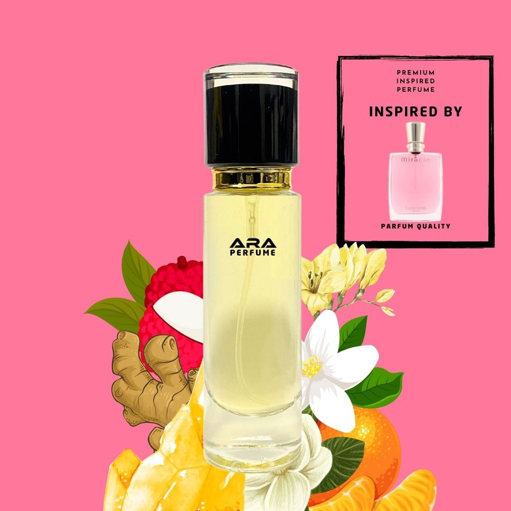 Ara Perfume Inspired MIRACLE Pati Perfume Perfume Gred Parfum EDP Long ...