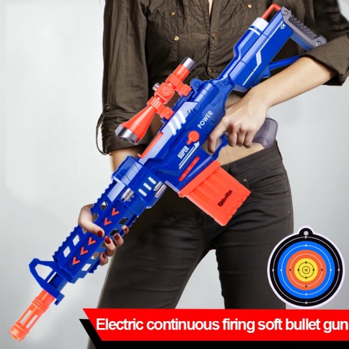 pistol mainan/electric continuous bullets M416/senapang/soft bullet gun ...