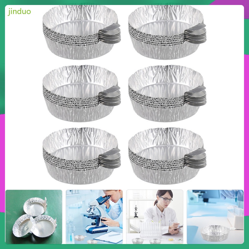 50pcs Aluminum Foil Weighing Dish Lab Equipment Laboratory Pans Tray ...