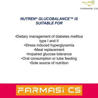Nestle Nutren GlucoBalance 800g EXP:07/2025 [Untuk Diabetik,Diabetic ...