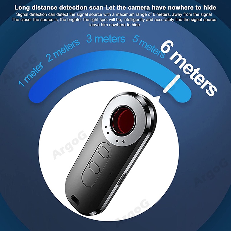 【ArgoG】Multifunctional Hidden Camera Detector Anti Spy Pinhole Camera ...