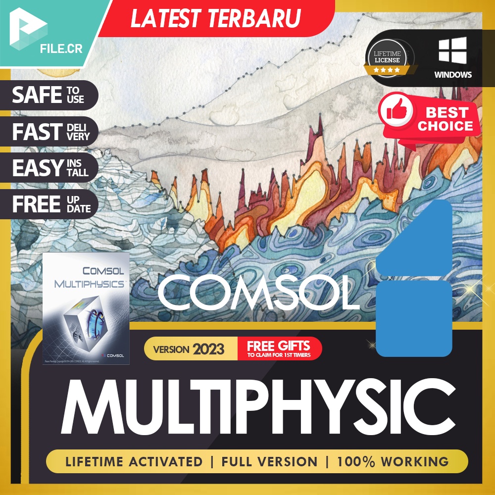 Comsol Multiphysics 6.2 Build 318 for Windows 🔥 Lifetime | Full Version | Shopee Malaysia