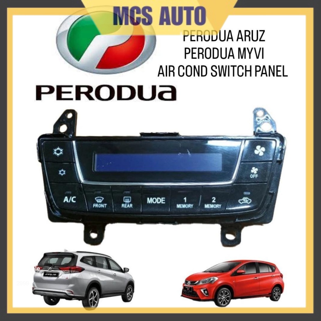 Perodua Myvi 2018 Aruz New Model Center Cluster Air Cond Switch Suis ...