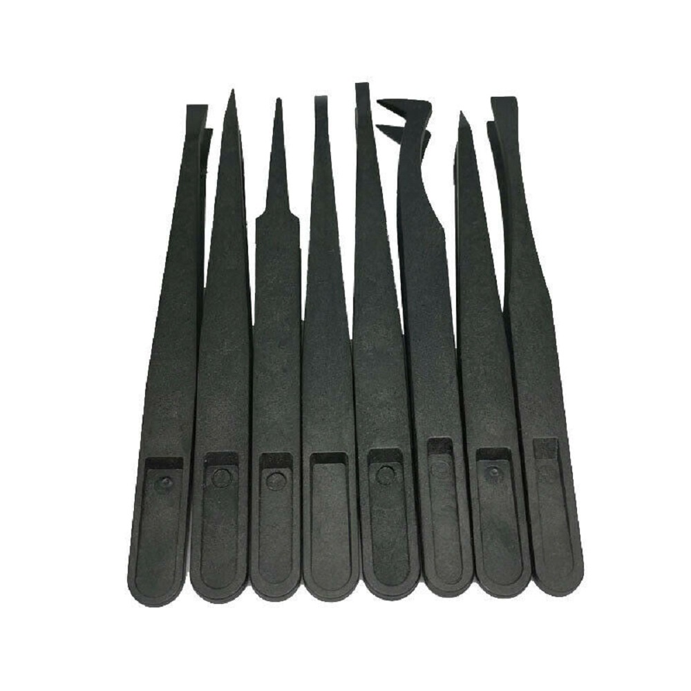 ^Lz^Electronic Hand Tool Set PCB Repair Tweezers Plastic Tweezer Kit ...