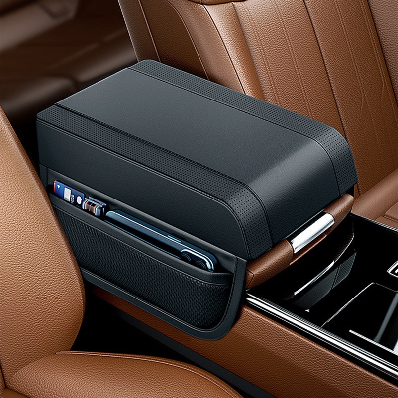 Car Armrest Cushion Car Armrest Box Booster Cushion Car Central Armrest ...