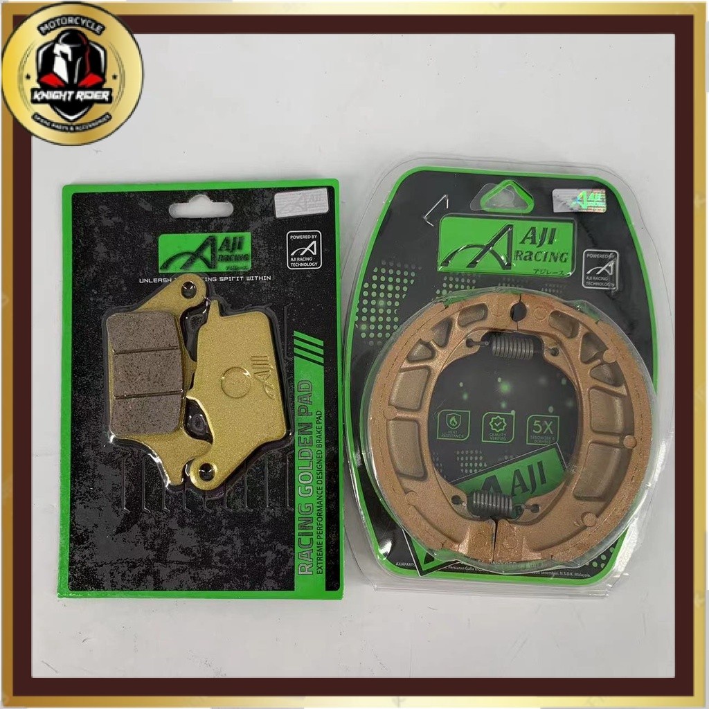 AJI RACING BRAKE PAD / BRAKE SHOE W110 DEPAN BELAKANG RACING CERAMIC ...