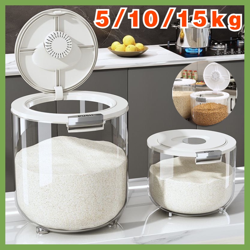 Rice Bucket Insect Proof Moisture-proof Sealed Food-grade Rice Jar ...