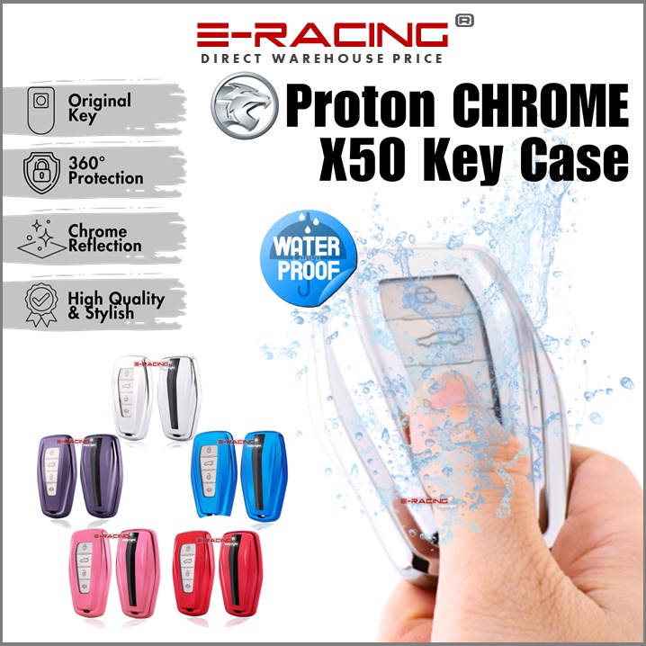 [LOCAL SELLER] KAKTUS Proton X50 Chrome Reflection TPU Car Key Cover ...