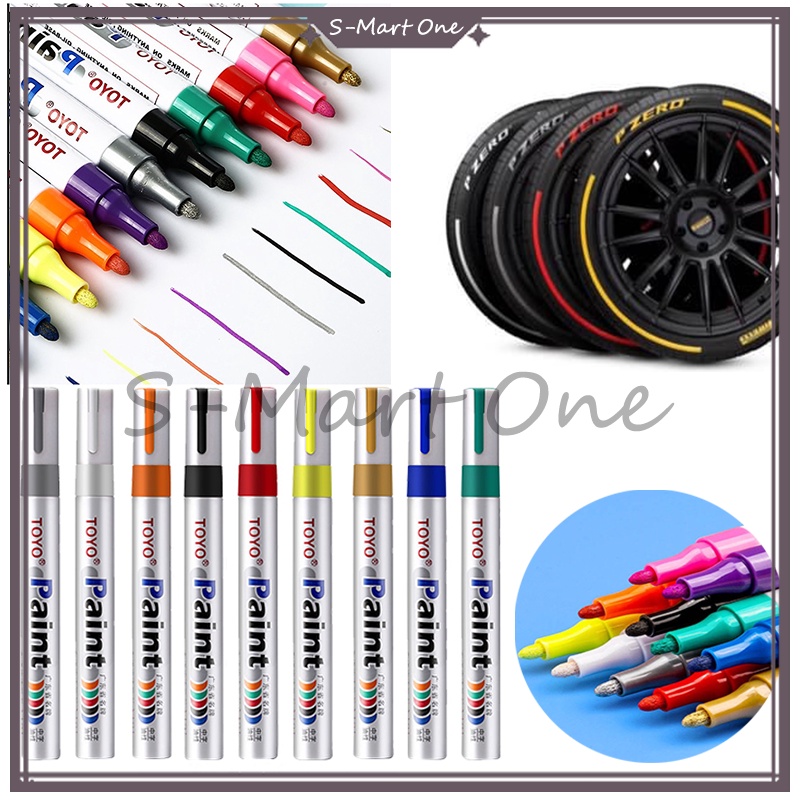 Toyo Tire Marker Color Marker/Car Tire Paint Marker Permanent Rubber ...