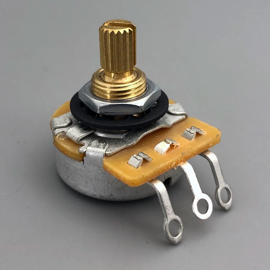 CTS Genuine 500K 250K Guitar Potentiometer Brass Shaft Professional ...