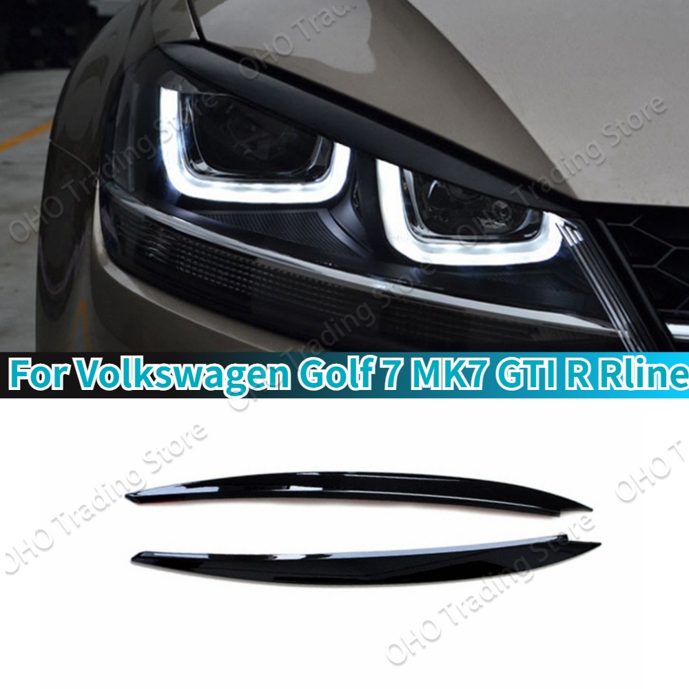 For Volkswagen Golf 7 MK7 GTI R Rline 2013-2018 Car Headlights Eyebrow ...