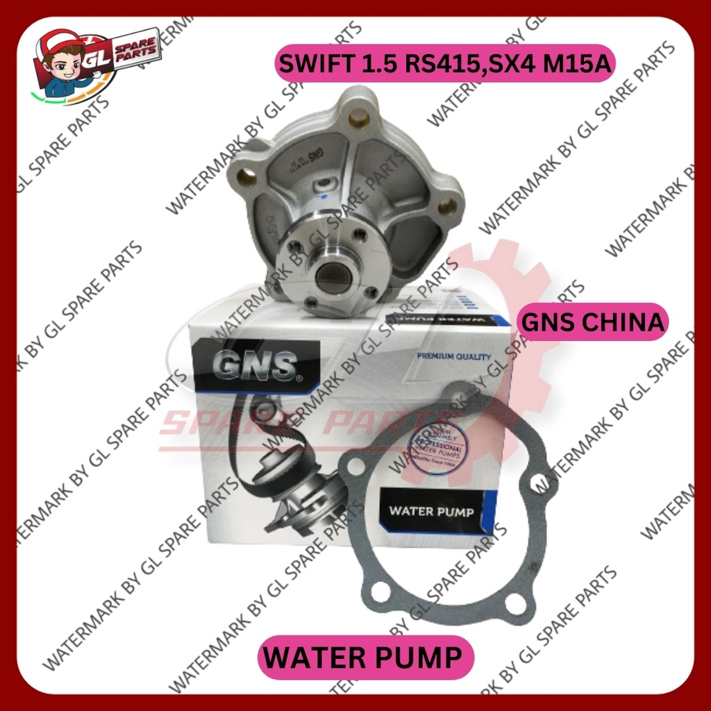 GNS WATER PUMP SUZUKI SWIFT 1.5 RS415 SX4 M15A (1 YEAR WARRANTY ...