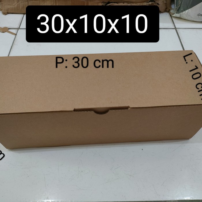 Cardboard Box 30x10x10 e-flute die cut souvenir gift Box | Shopee Malaysia