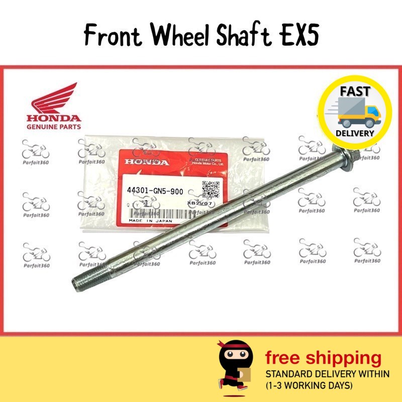 HONDA EX5 DREAM / POWER Nut & Bolt Flange Front Wheel Shaft Axle / Sap ...