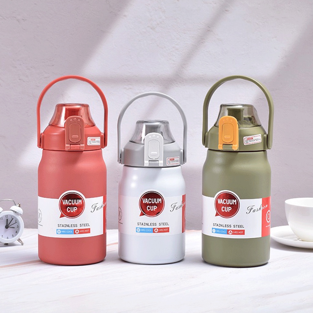 SUS 316 Stainless Steel Botol Air Thermos Cup Bottle Tahan Panas Dan Sejuk Vacuum Flask Coffee ...