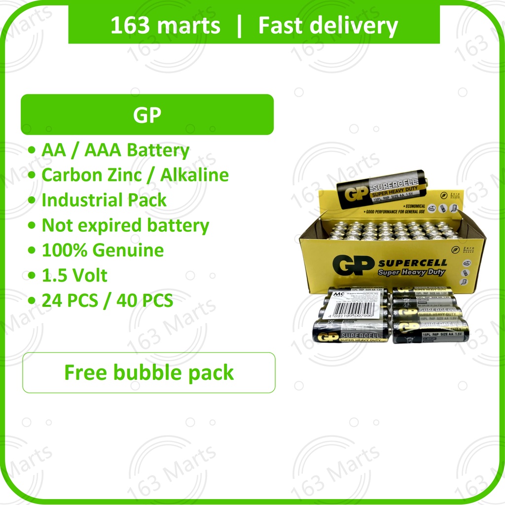 [Bulk Purchase] AA AAA battery Bateri 3A 2A Alkaline Carbon zinc murah ...